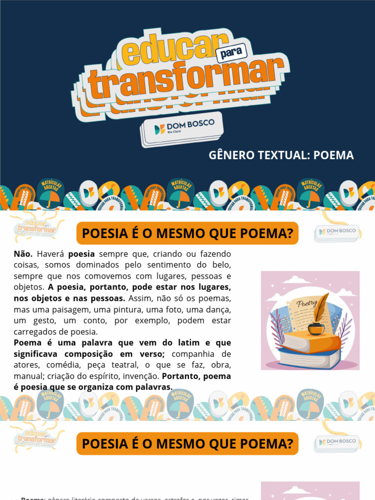 Gênero Textual Poema | PDF