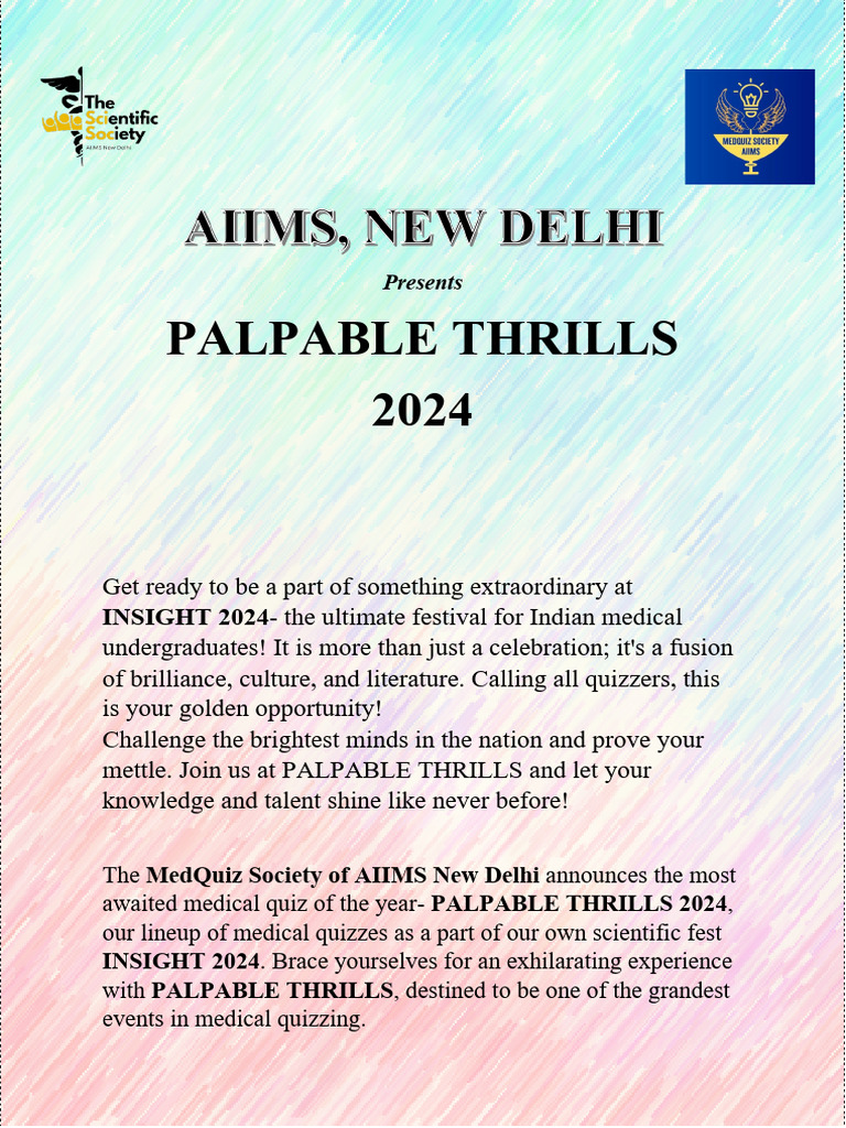 Palpable Thrills 2024 | PDF
