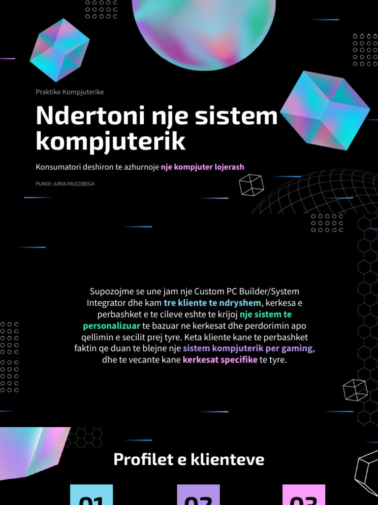 Ndertimi I Nje Sistemi Kompjuterik | PDF