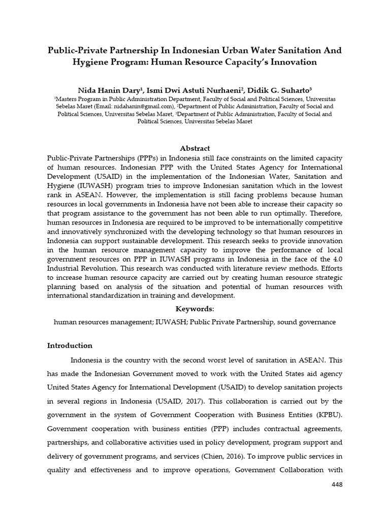 Indonesia Water Pdf