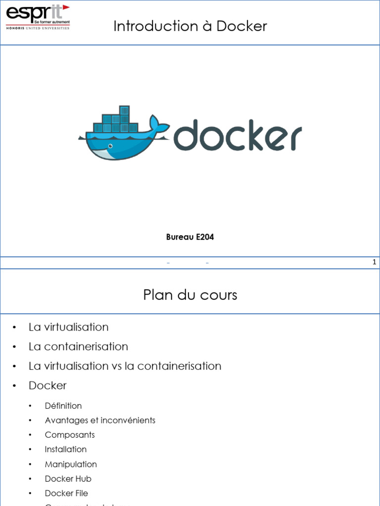 Introduction à docker | PDF