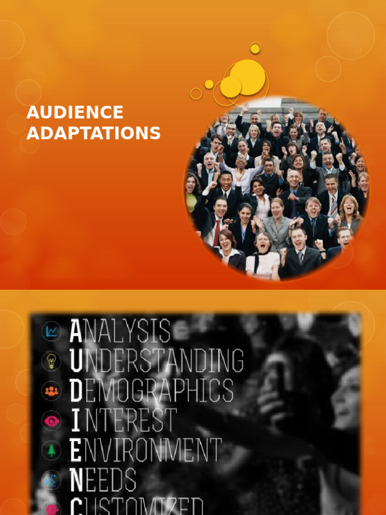CST 1010 - Audience Adaptations(1) | PDF