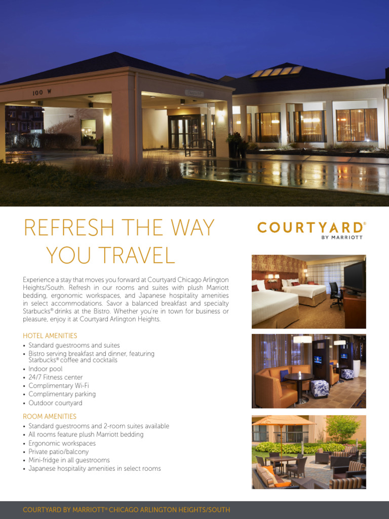 Courtyard Chicago Arlington Heights FactSheet Final Digital | PDF