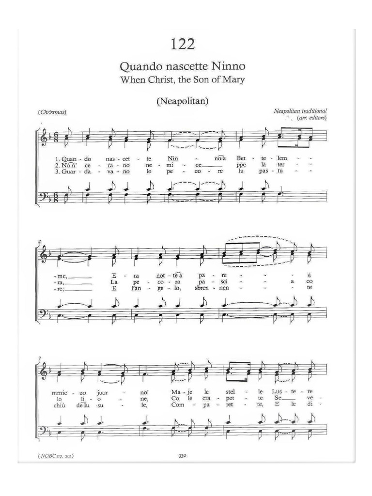 Quando Nascette Ninno | PDF