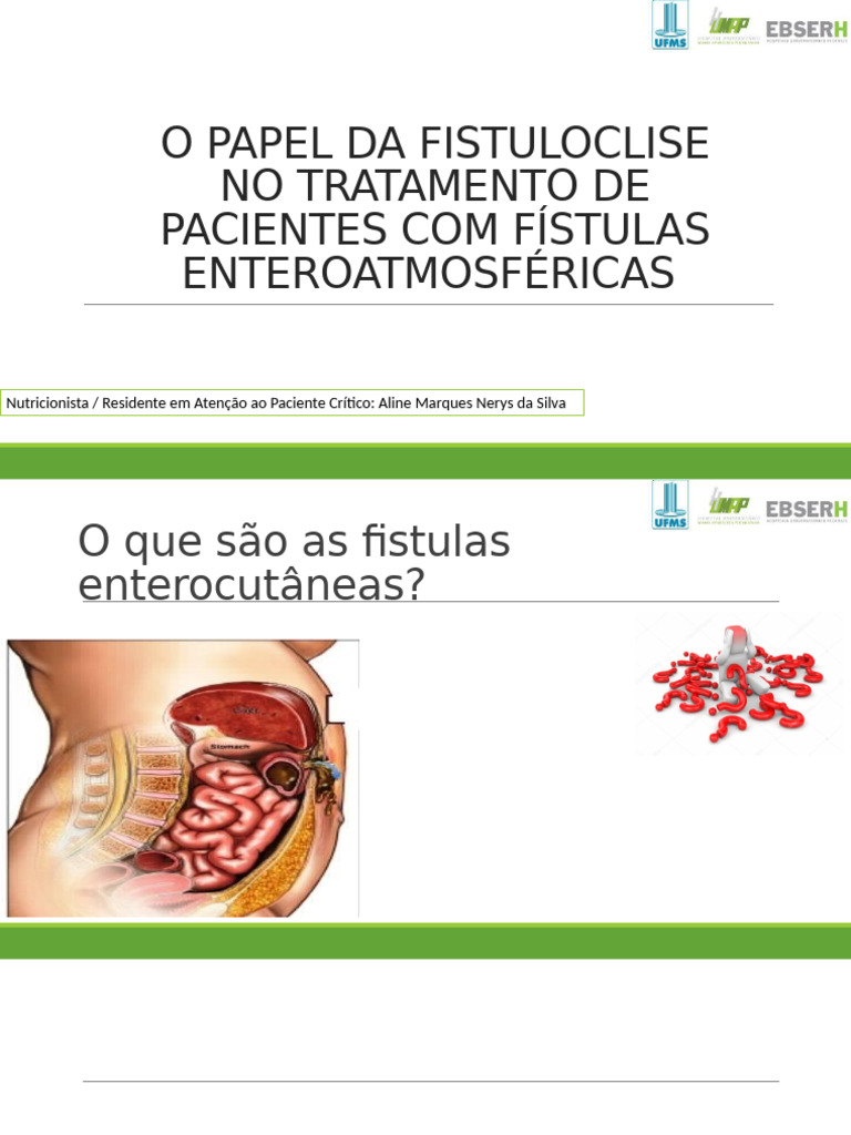 Slide Fistulas Enterocutãneas | PDF