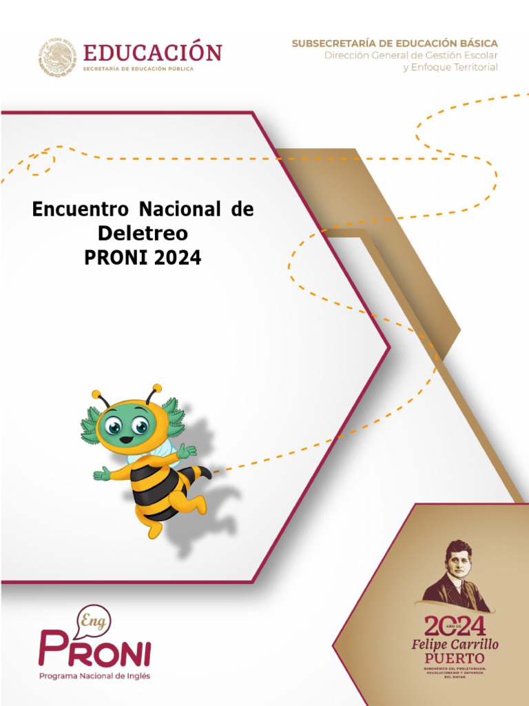 Documento Orientador para El Encuentro Nacional de Deletreo PRONI 2024 HGO | PDF