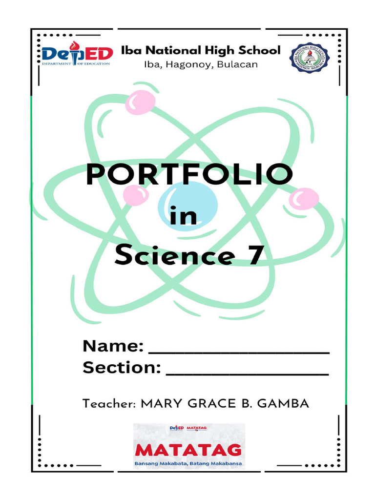 Portfolio in Science 7 A4 | PDF