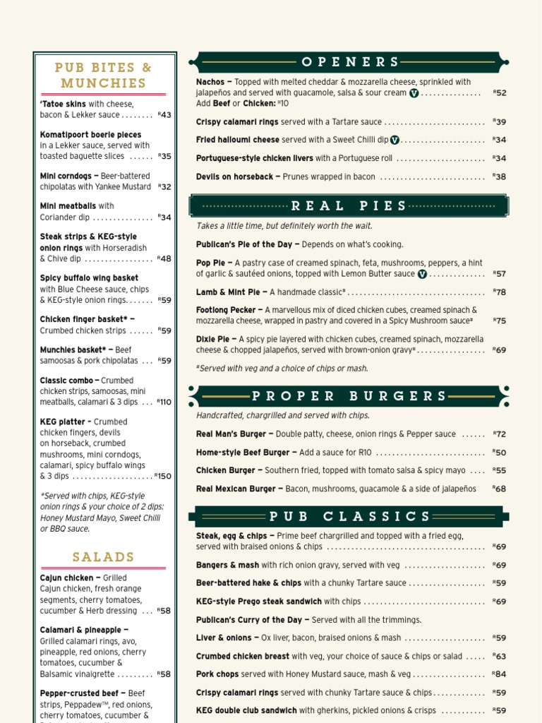 Keg Food Menu Oct2011 | PDF | Hamburgers | French Fries