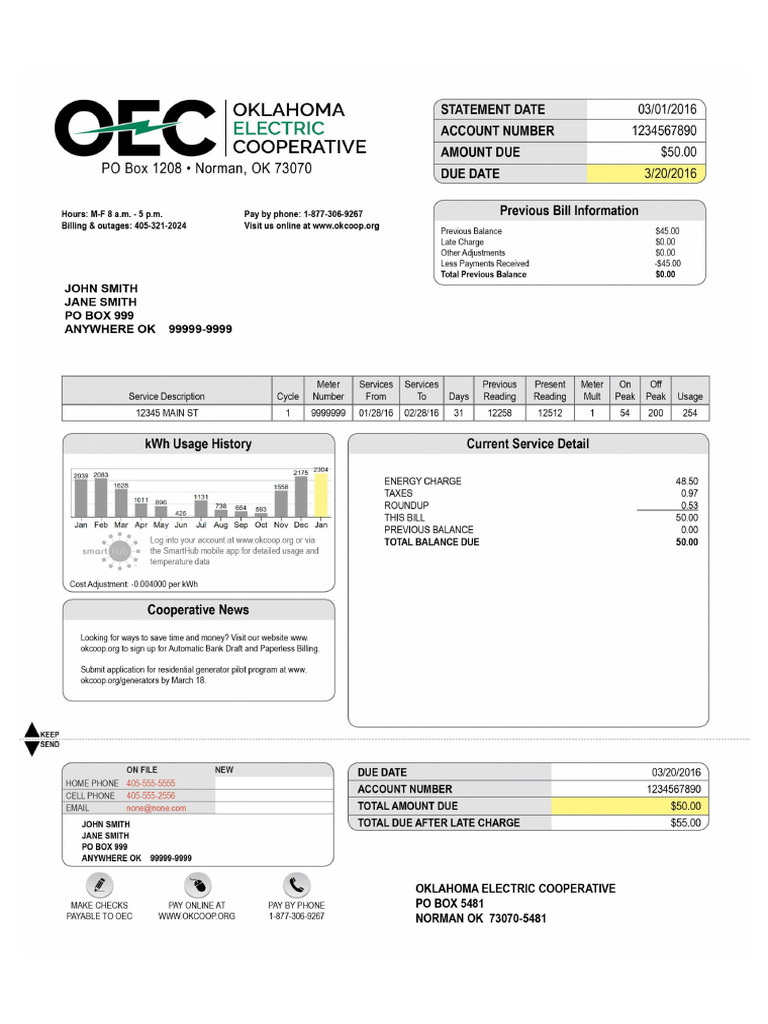 Bill Sample Scaled | PDF