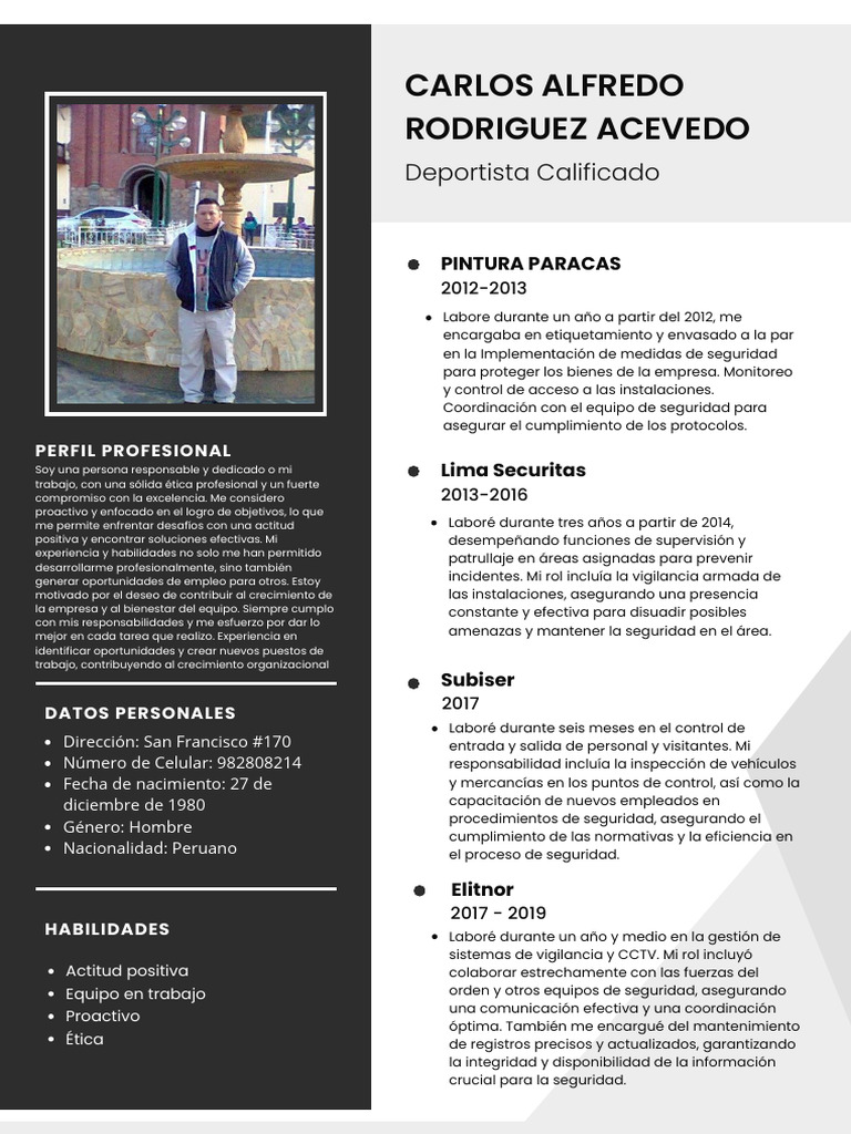 CV - Carlos | PDF