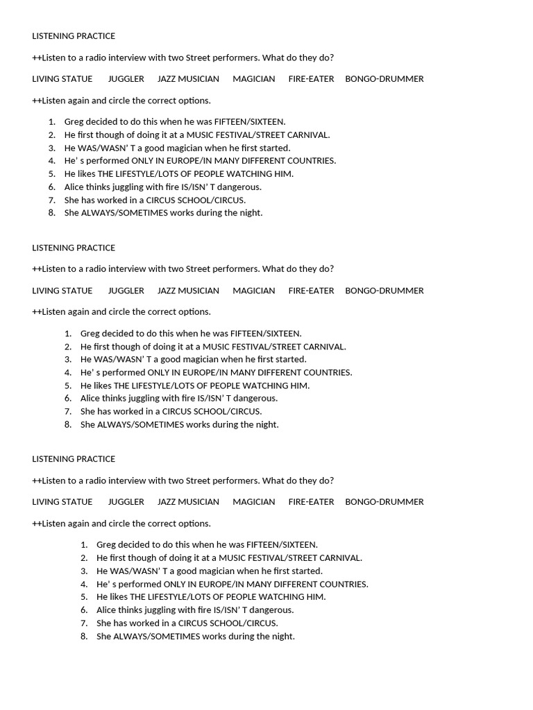 Smart Listening IV | PDF