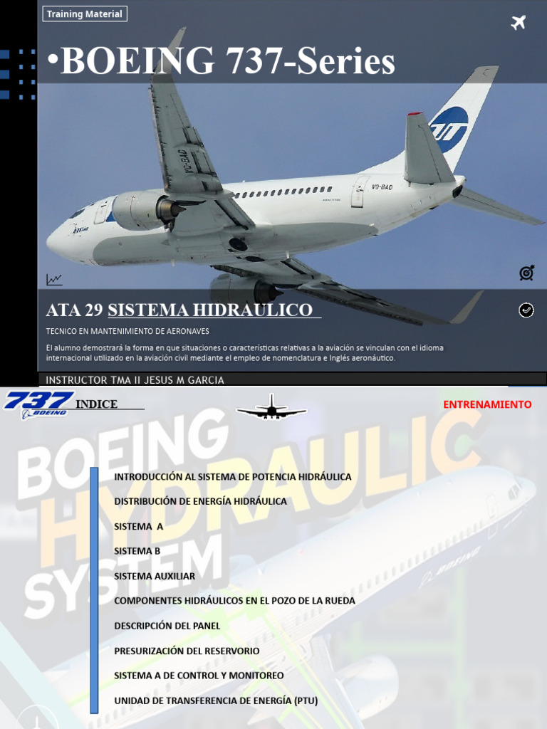 SISTEMA HIDRAULICO BOING 737 | PDF