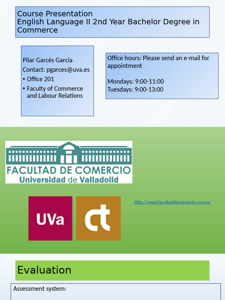 Course Presentation | PDF