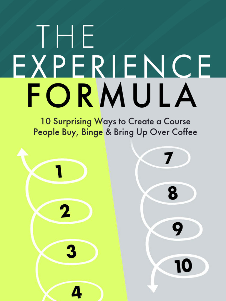 The Experience Formula | PDF