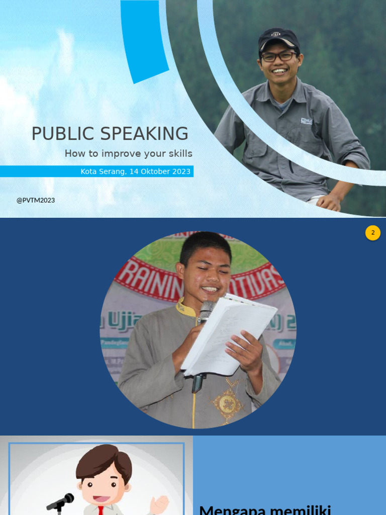 Public Speaking - PVTM REV 1 | PDF