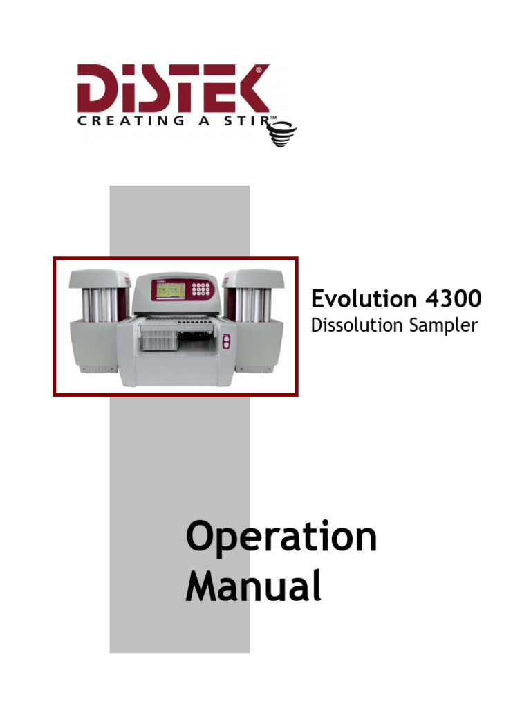 3843-0005 EVO 4300 Operation Manual Rev C | PDF