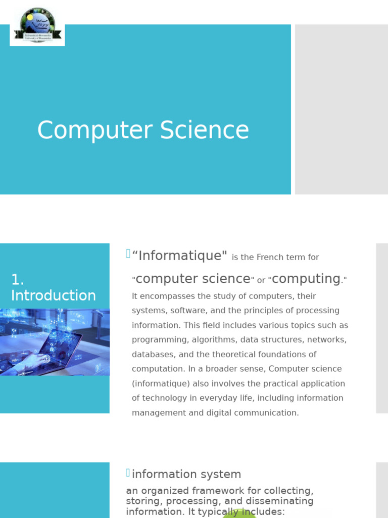 Computer Science Pdf
