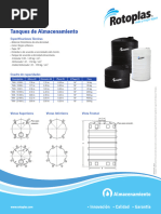 Dimensiones Tanque Rotoplas 2500 Litros | PDF | Tanques | Alimentos