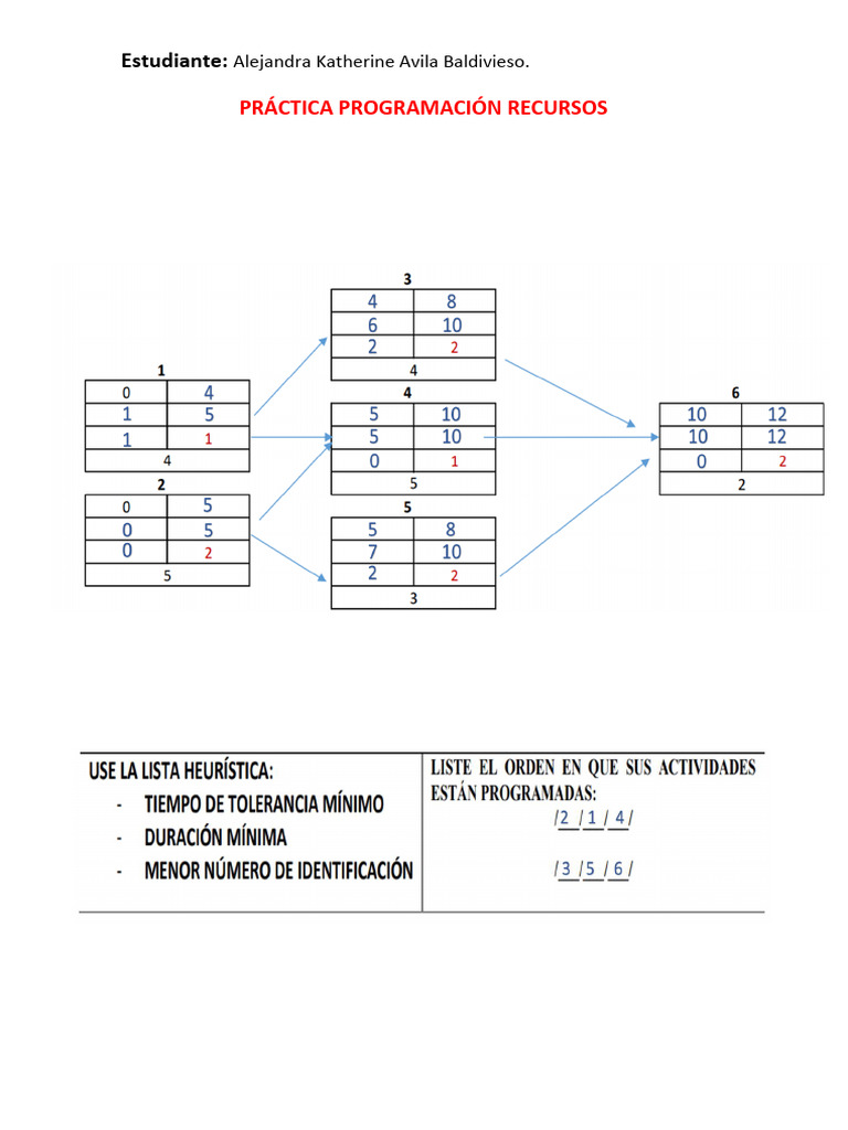 Avila Practica Programacion de Recursos | PDF