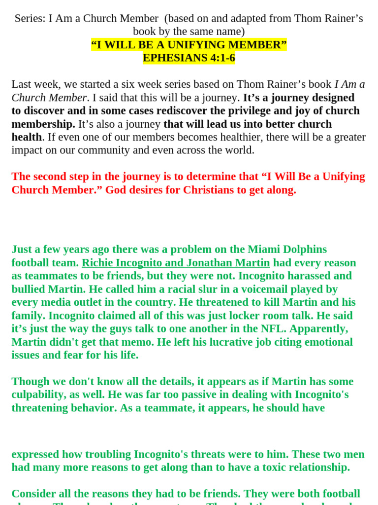 I Am A Church Member #2 | PDF | Forgiveness | God The Father