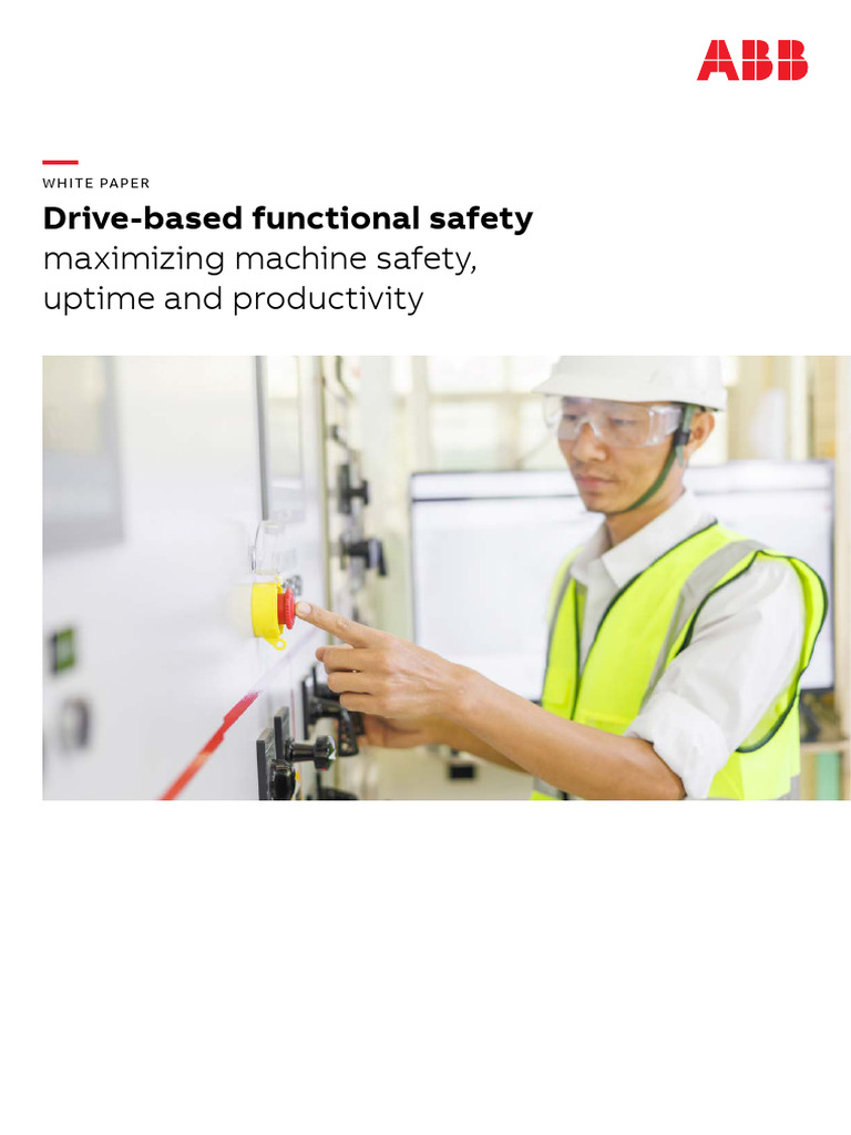 ABB WhitePaper Drive Based Functional Safety Lowres | PDF | Programmable Logic Controller | Safety