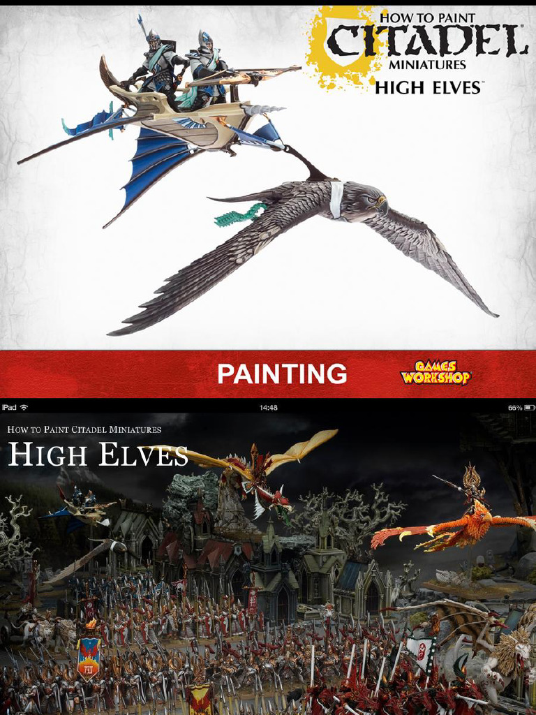 How To Paint Citadel Miniatures - High Elves (2013) | PDF