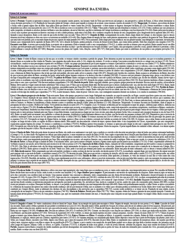 Sinopse Da Eneida | PDF