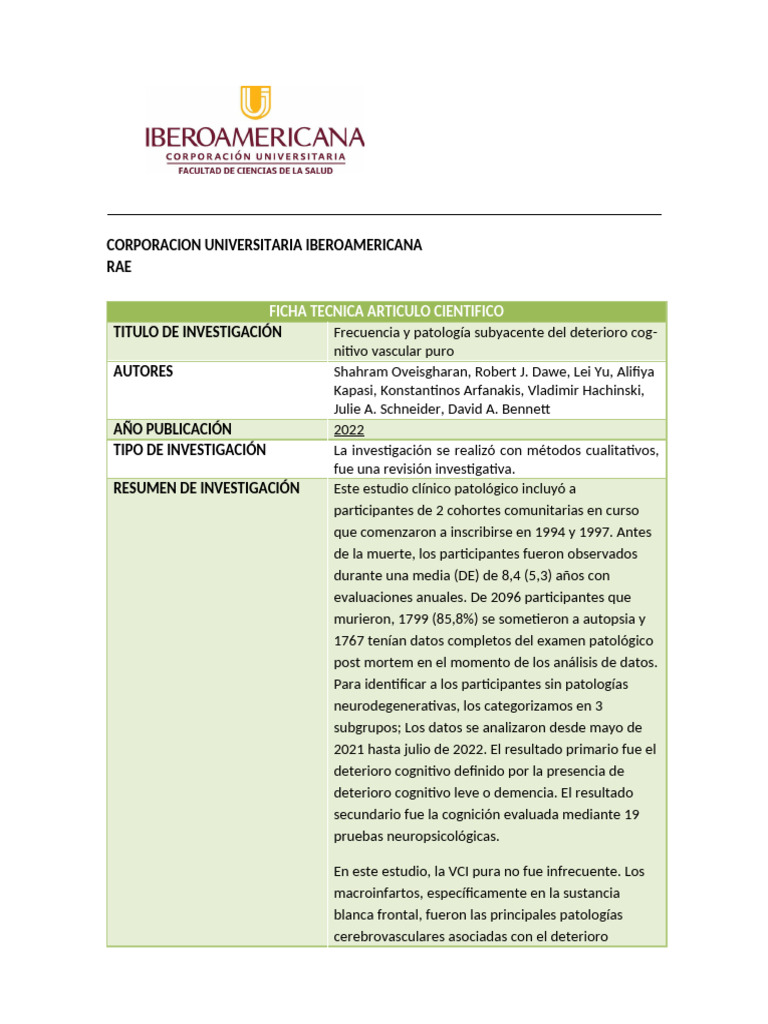 FORMATO RAE | PDF
