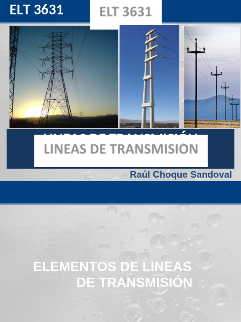 4 Partes de Una Linea de Transmisión | PDF