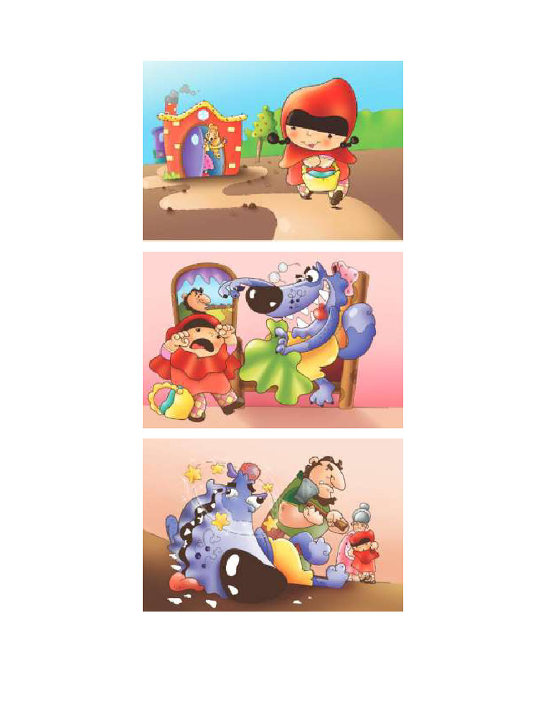 SECUENCIA CAPERUCITA ROJA (3 IMAGENES) | PDF