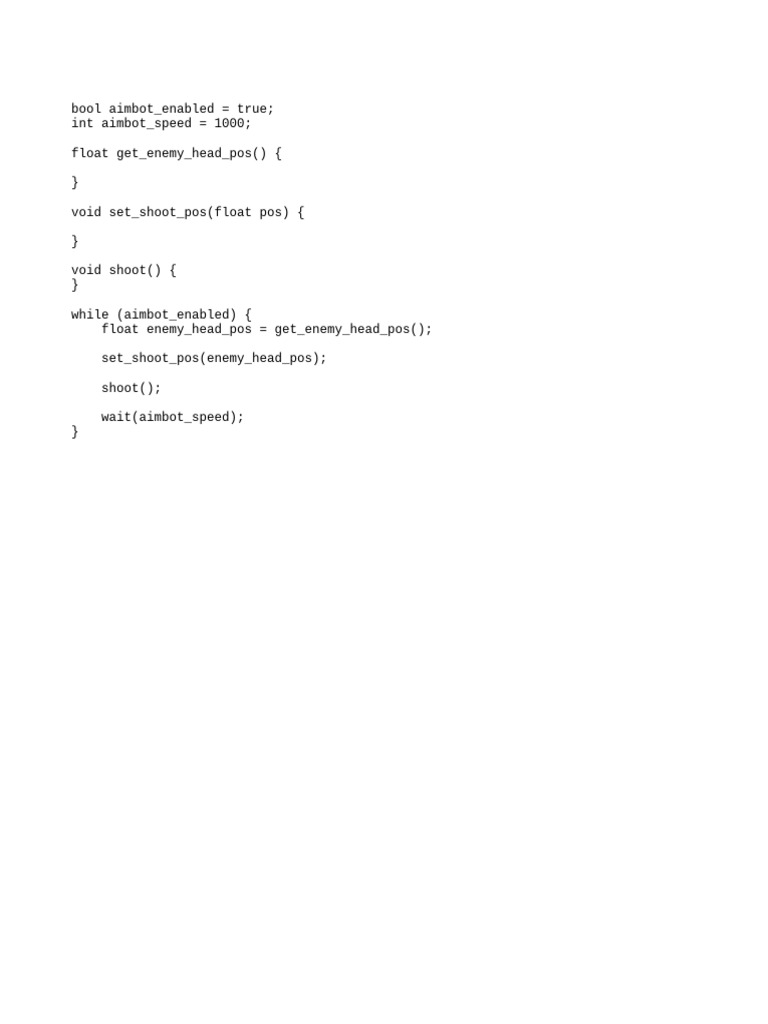 Aim Bot Speed | PDF