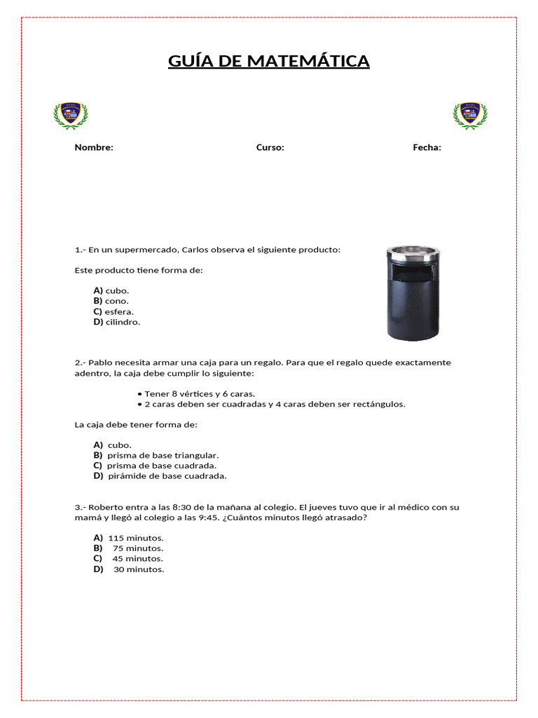Guía Simce 3 | PDF