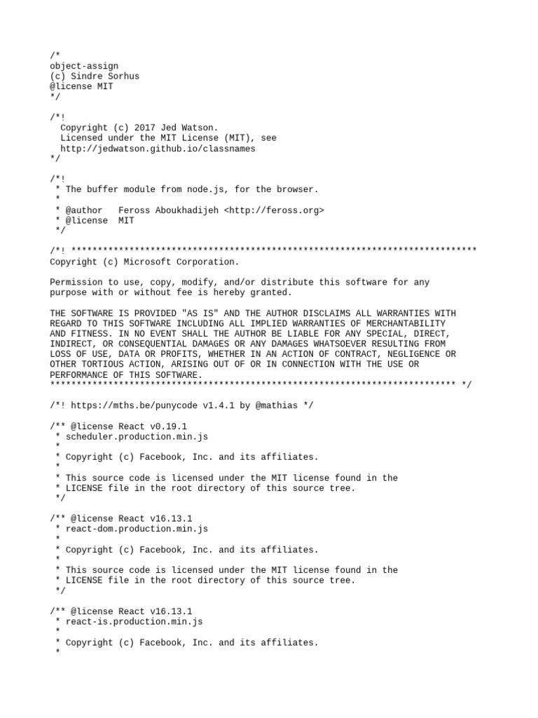 Main Js LICENSE | PDF