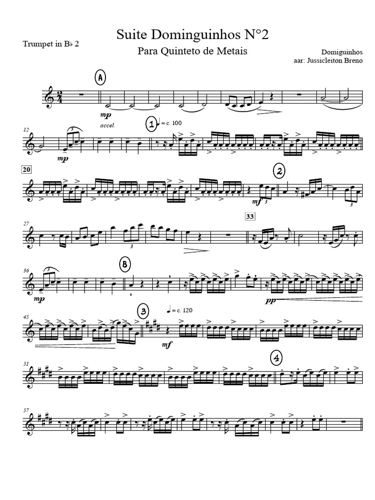 Suite Dominguinhos N°2 - Trompete 2 | PDF