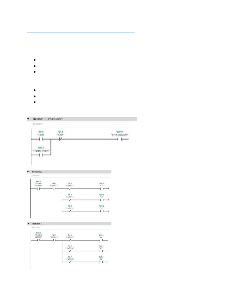 PLC Exercise 2 Solution | PDF