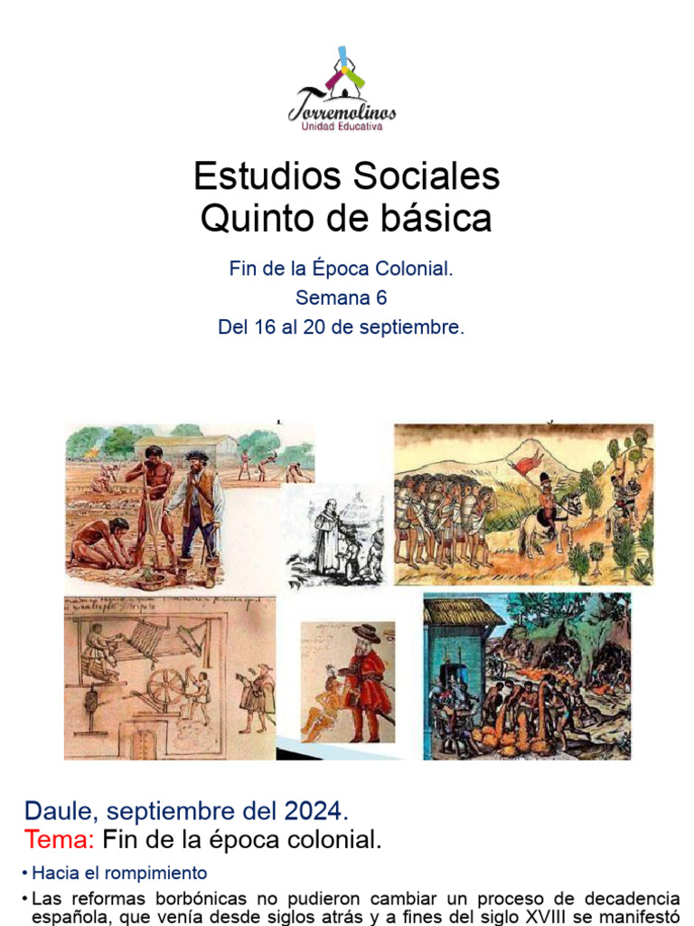 fin epoca colonial | PDF