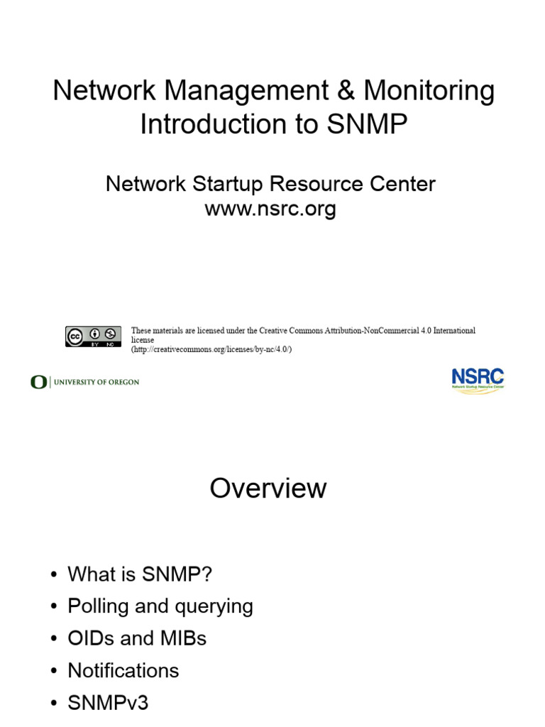 SNMP | PDF