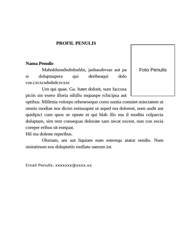 Template Profil | PDF