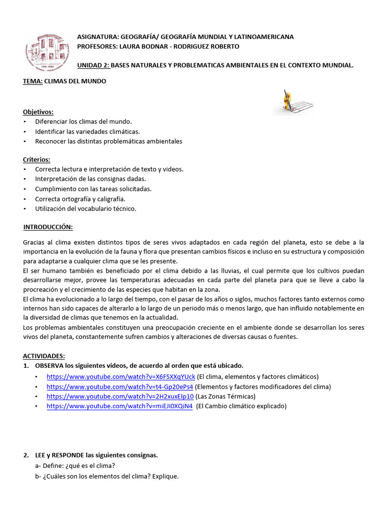 2023 Geografía TP7 240918 102911 | PDF