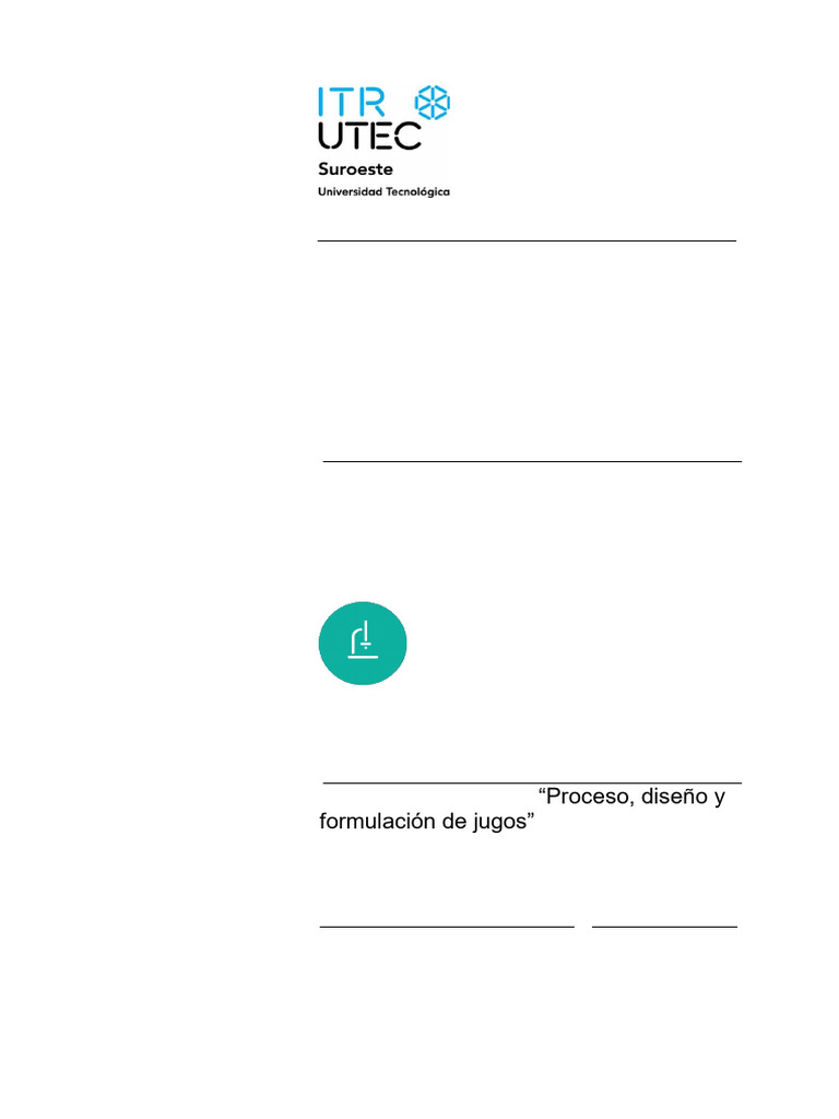 Informe Final de Jugos - Emily Tavarez | PDF