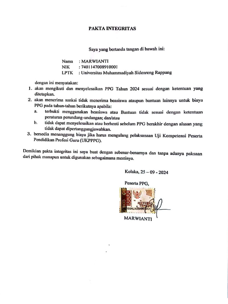 FAKTA INTEGRITAS | PDF