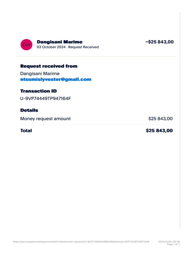 Paypal Transaction Details Pdf 