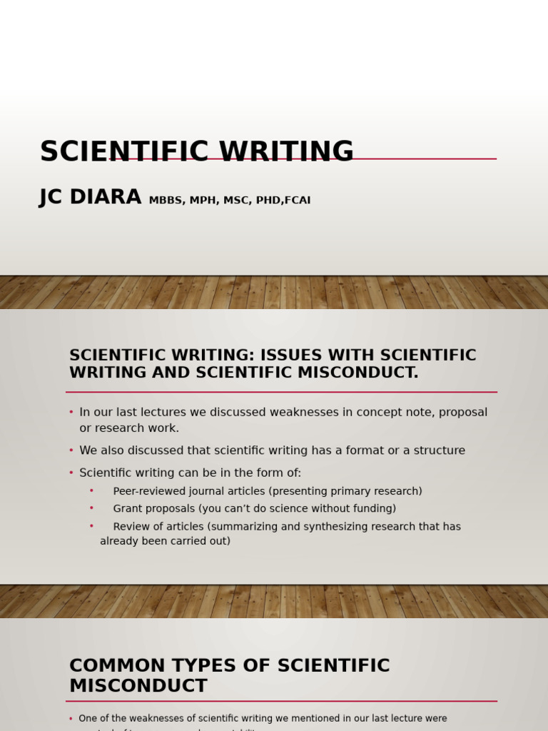 Scientific Writing | PDF