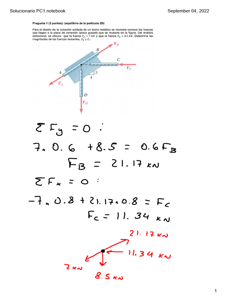 Solucionario PC1 | PDF