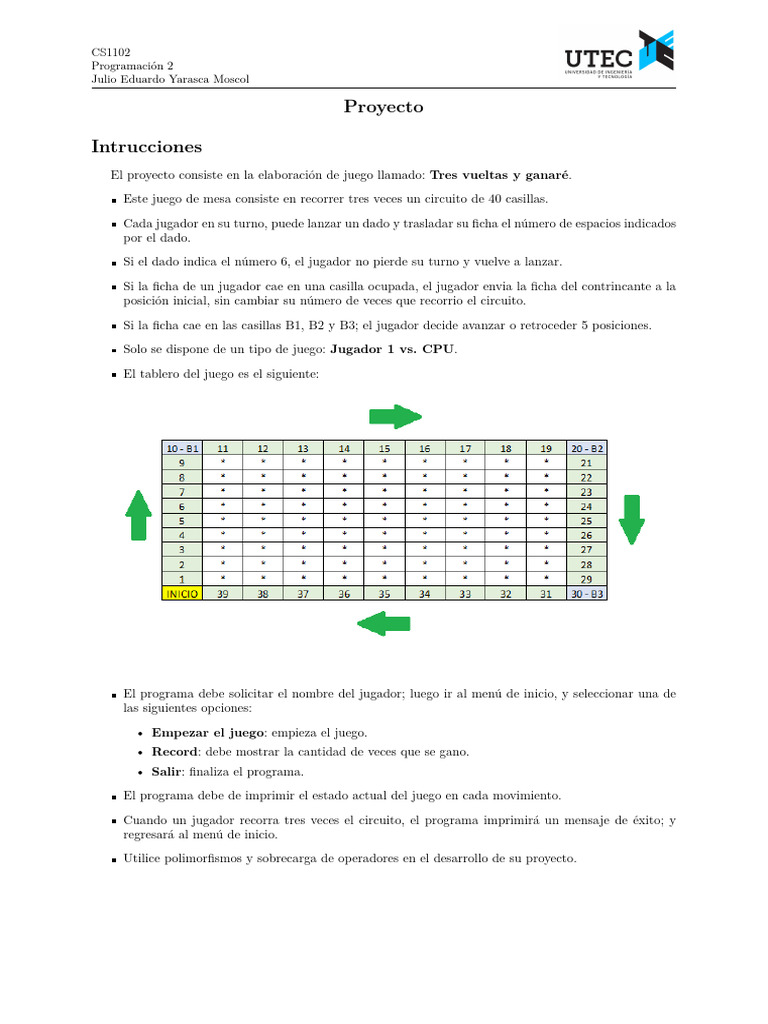 Proyecto Programación 2 - 2023-2 | PDF