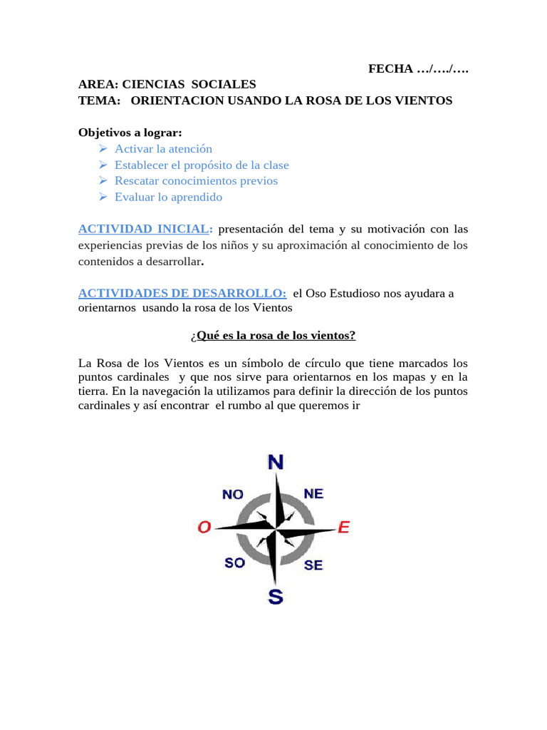 Clase 2 La Rosa de Los Vientos | PDF