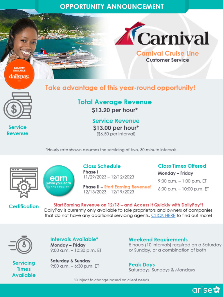 Carnival Customer Service Accelerated Service Partner 11.29.23 PDF | PDF
