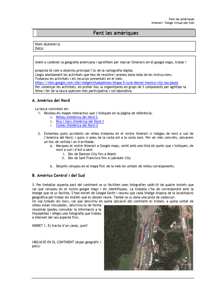 MAT - ALUM - Fent Les Amèriques | PDF