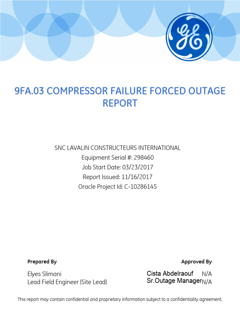 Field_Service_Report_ProjectIDC-10286145_20170927_200815 Rev 2 | PDF