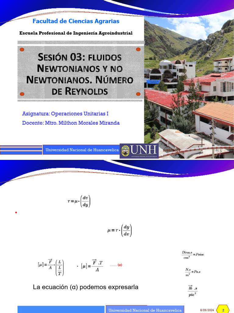 Sesi-n 03 Fluidos Newtonianos | PDF